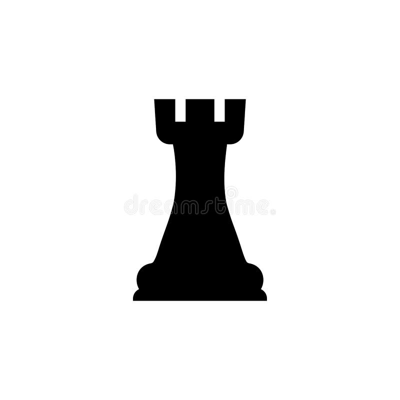 Chess Playing Figure Pawn Castle Queen Bishop King Stock Illustration ...