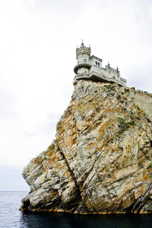 Castle on cliff stock photo. Image of gothic, style, space - 6121772