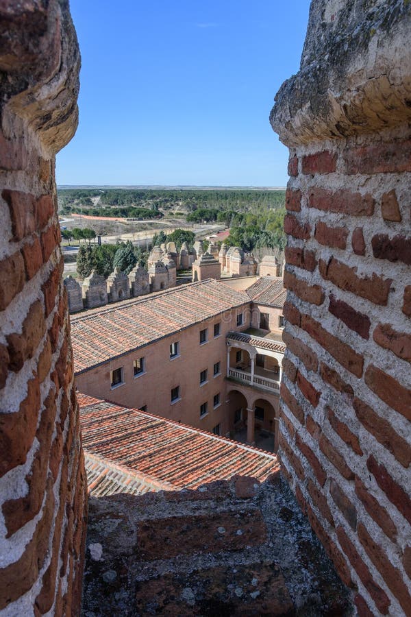 The Castle of Coca Segovia Built in 1453 Stock Photo - Image of ...