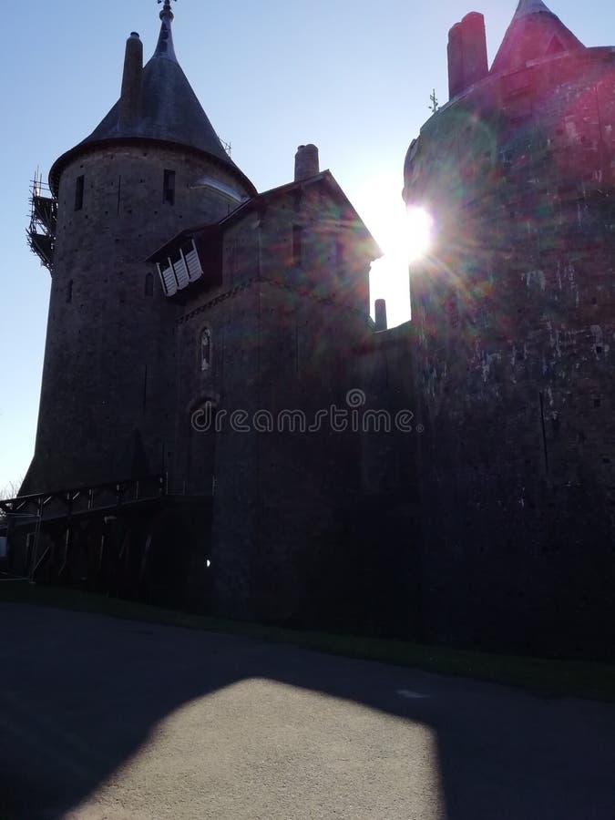 Castle coch stock photo. Image of castle, spring, sunshine - 146320434