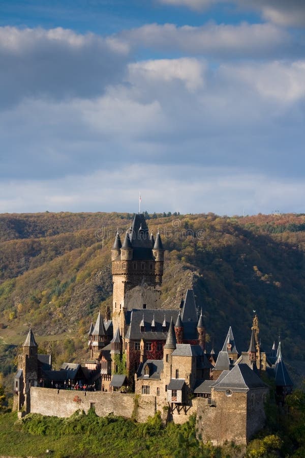 The Castle in Cochem, Germany Stock Image - Image of historical ...