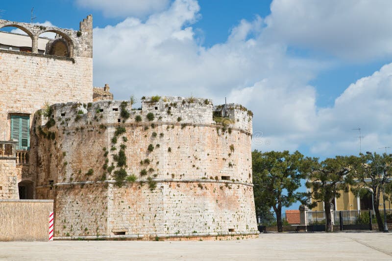 Castle of Conversano. Puglia. Italy Stock Image - Image of house ...