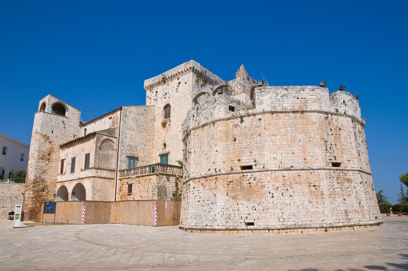 Castle of Conversano. Puglia. Italy Stock Image - Image of ...