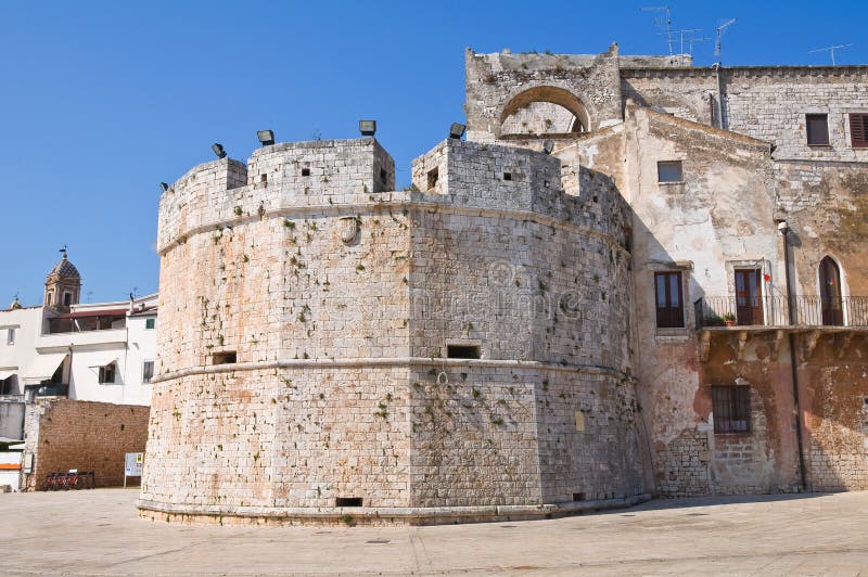 Castle of Conversano. Puglia. Italy Stock Photo - Image of city ...
