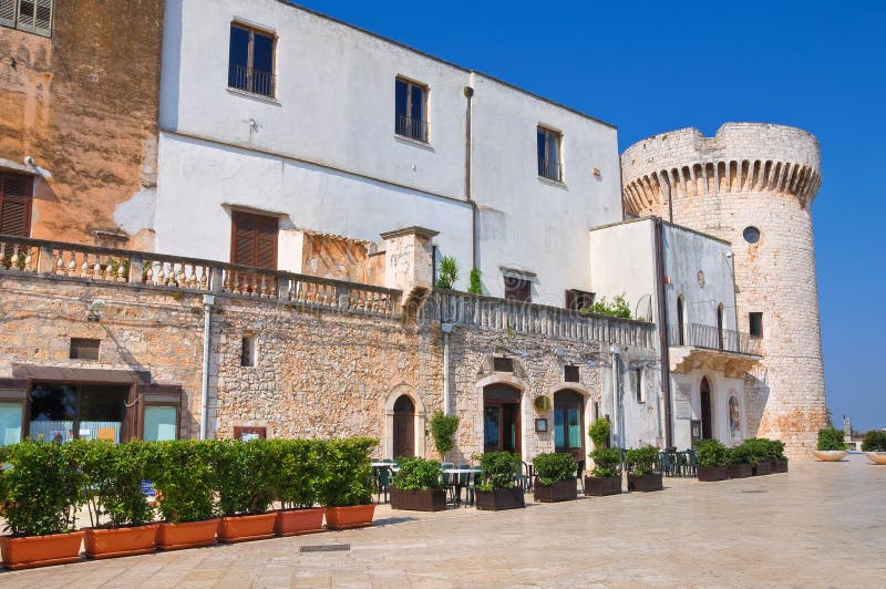 Castle of Conversano. Puglia. Italy Stock Image - Image of exterior ...