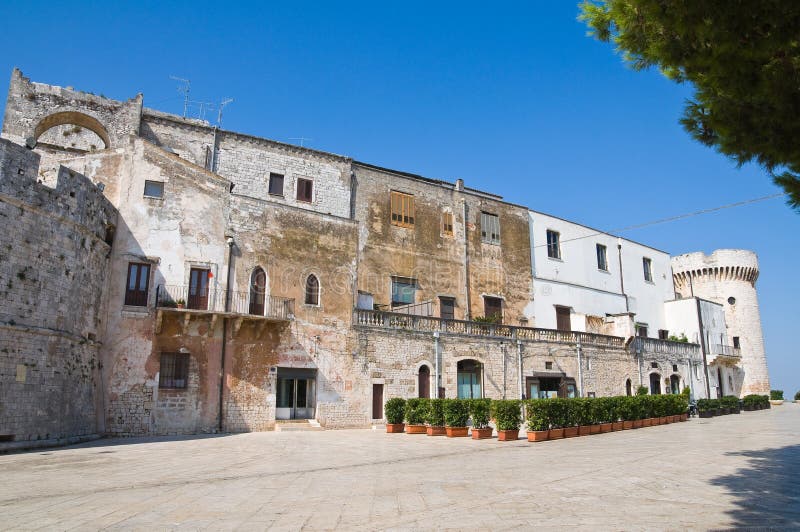 Castle of Conversano. Puglia. Italy Stock Photo - Image of architecture ...