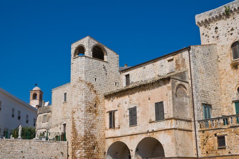 Castle of Conversano. Puglia. Italy Stock Photo - Image of architecture ...