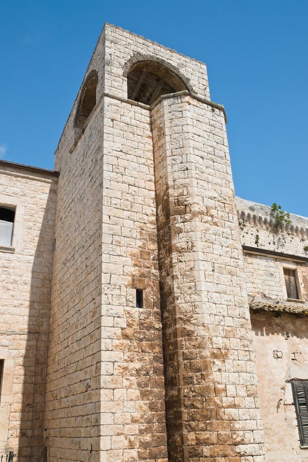 Castle of Conversano. Puglia. Italy Stock Photo - Image of century ...