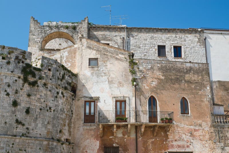 Castle of Conversano. Puglia. Italy Stock Photo - Image of ...