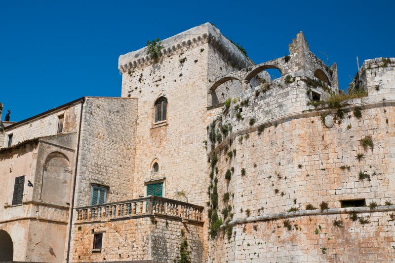 Castle of Conversano. Puglia. Italy Stock Photo - Image of italy ...
