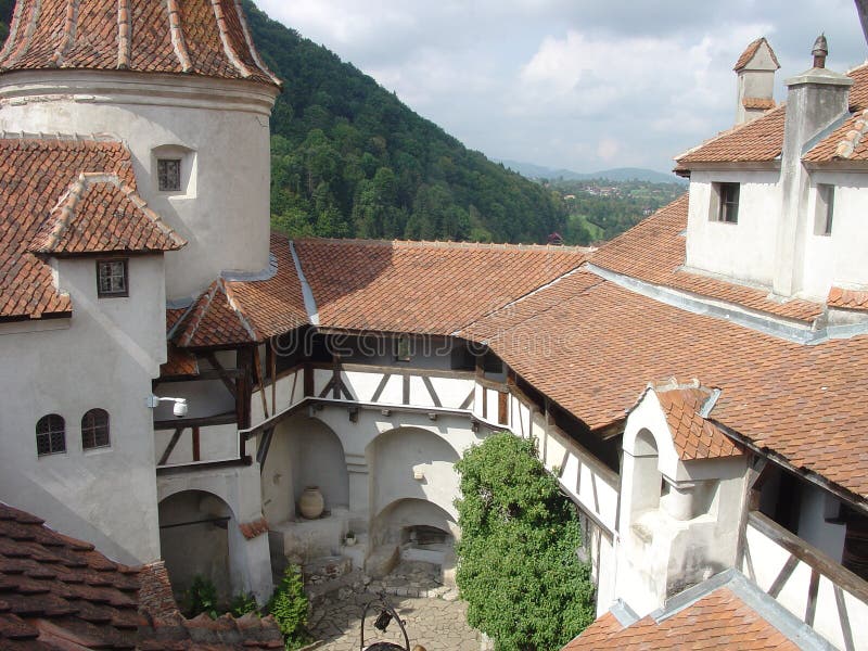 Castle Courtyard stock image. Image of architecture, courtyard - 314443