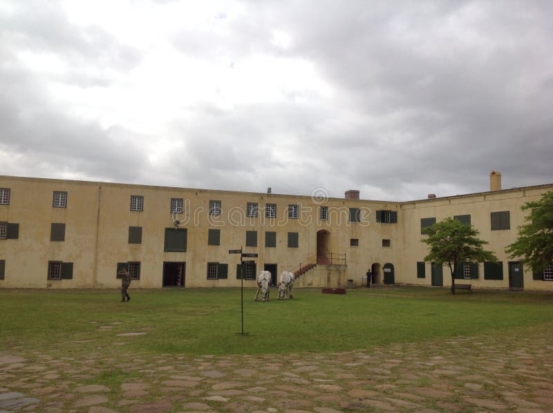 Castle Courtyard, Cape Town Stock Photo - Image of courtyard, house ...