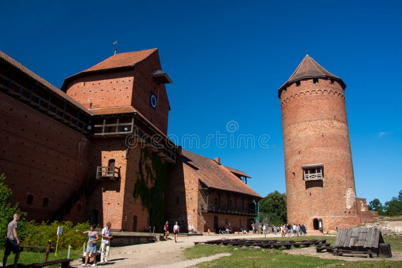 Castle courtyard editorial image. Image of bricks, attraction - 76979745