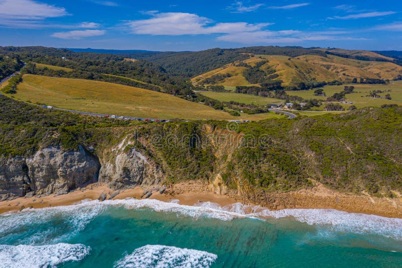 Castle Cove at Victoria, Australia Stock Image - Image of nature, cove ...