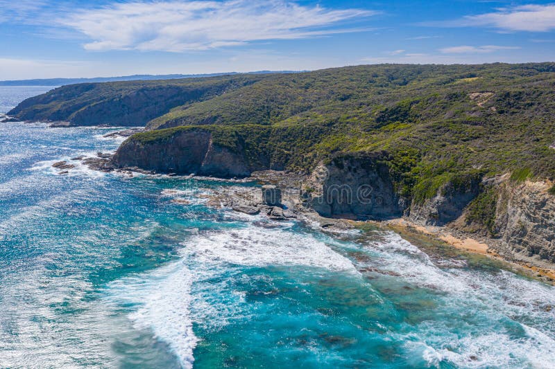 Castle Cove Lookout, Glenaire Beach Stock Photo - Image of tourism ...