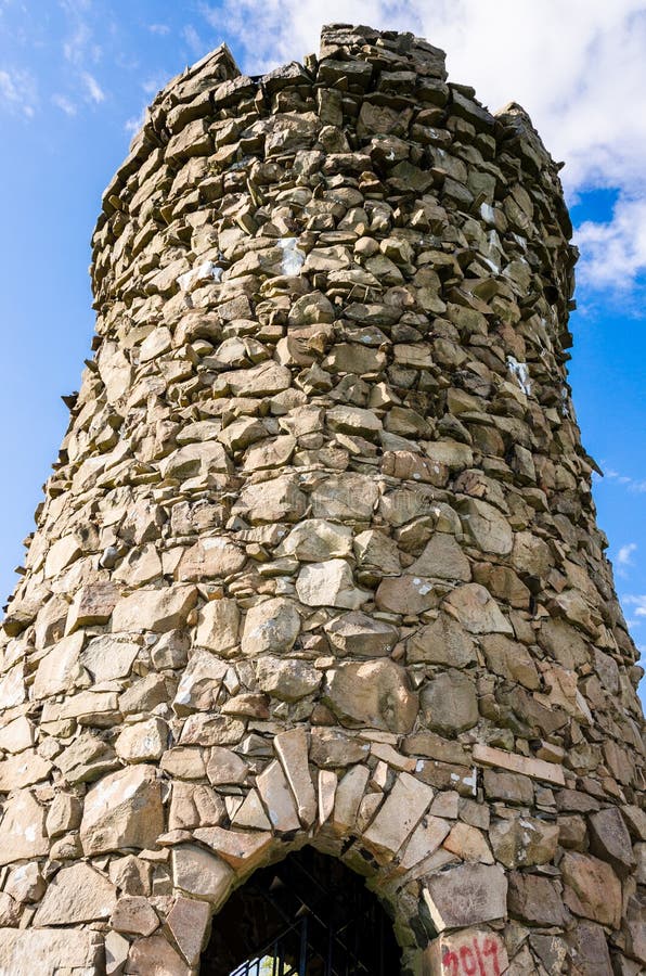 Castle Craig at Hubbard Park Stock Photo - Image of fortification, park ...