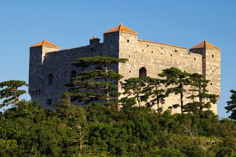 Castle. Croatia stock image. Image of fortress, landscape - 6272821