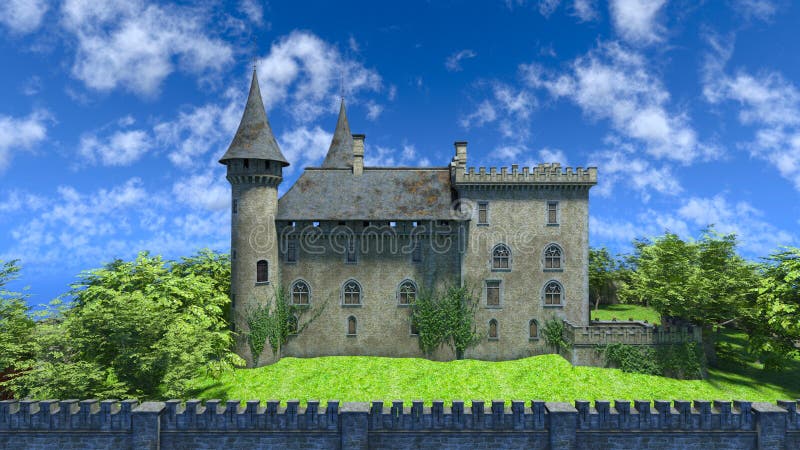 Castle stock image. Image of earl, event, rendering, personality - 92000907