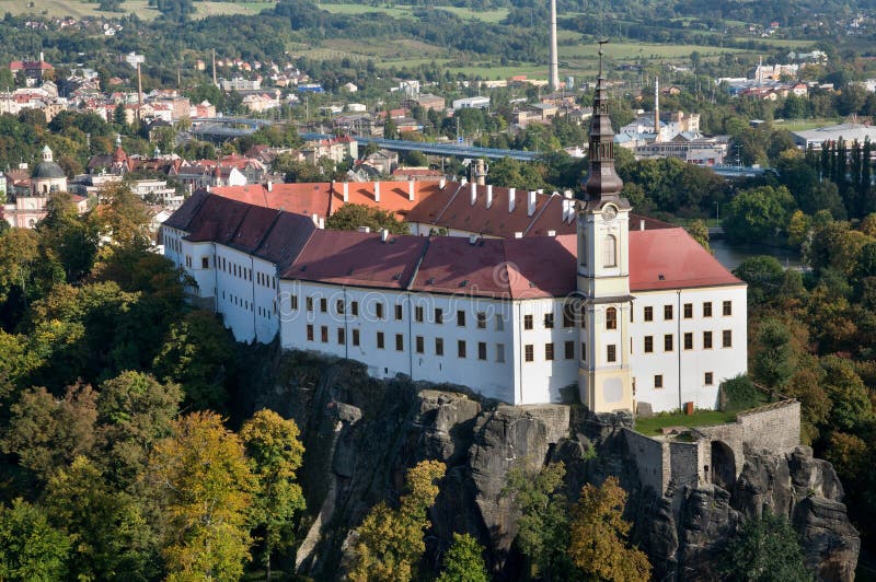 Castle Decin, Czech Republic Stock Photo - Image of europe, autumn ...