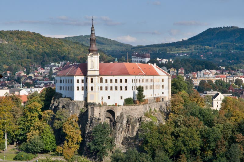 Castle Decin, Czech Republic Stock Photo - Image of northern, landscape ...