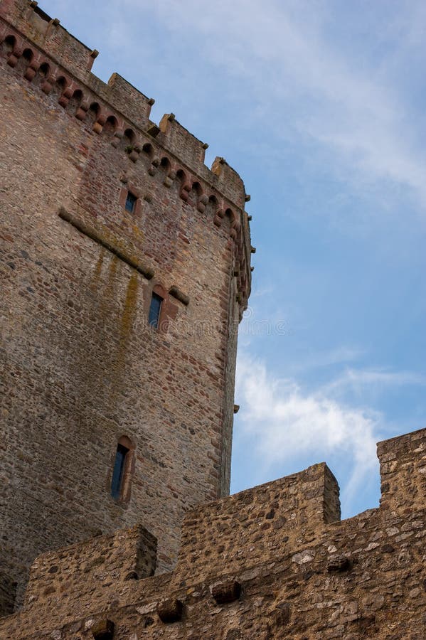 Castle defence wall stock photo. Image of medieval, historical - 26267368