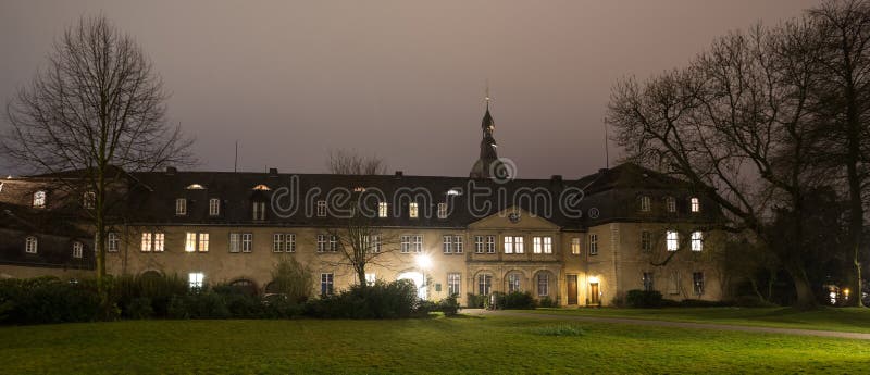 Castle Detmold Germany in the Evening Stock Image - Image of ...
