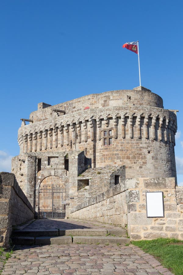 Castle of Dinan stock photo. Image of fort, architecture - 194352524