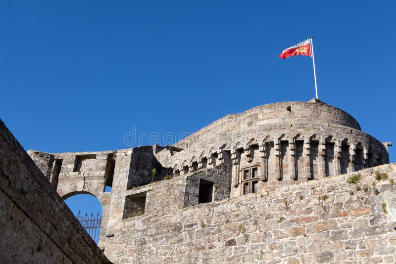 Castle of Dinan stock image. Image of historic, dungeon - 242013191