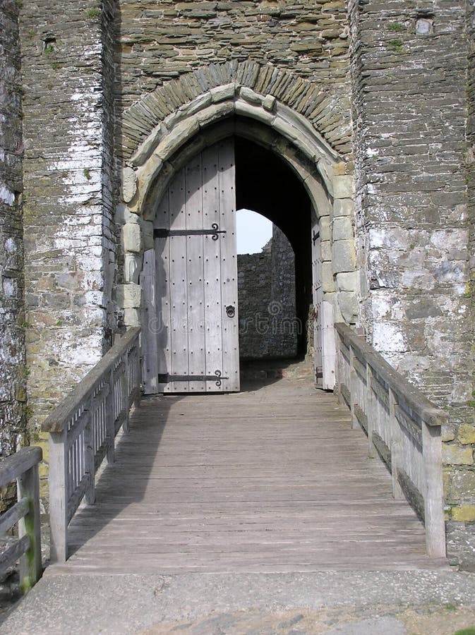 Castle Door stock image. Image of exit, arch, archway, drawbridge - 108589