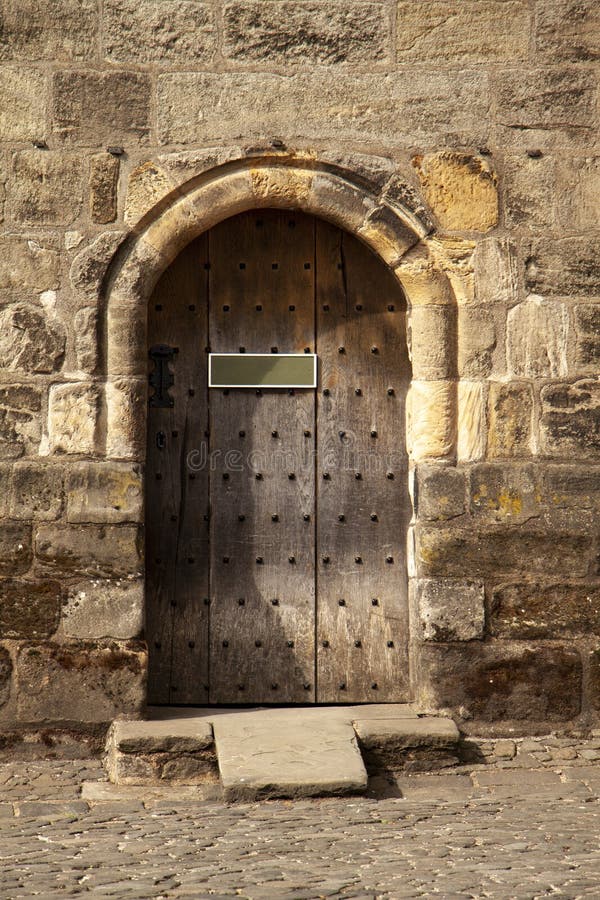 Castle door to personalize stock photo. Image of castle - 123515492