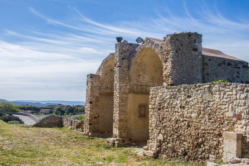 Castle of the Doria, Chiaramonti, Sardinian Castel, Sassari Stock Photo ...
