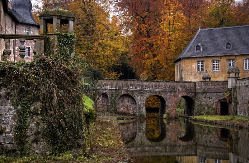 Castle dyck stock image. Image of fantasy, october, king - 3531589