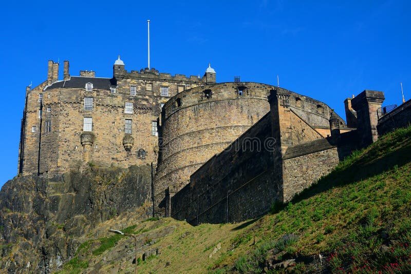 Castle, Edinburgh, Scotland Stock Photo - Image of attack, fort: 96713274