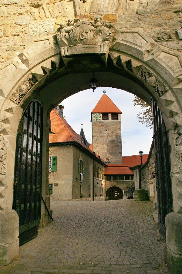 Castle of Elgersburg stock image. Image of antique, europe - 3223019