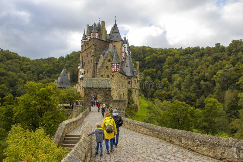 Castle Eltz in Moselle Valley, Germany Stock Photo - Image of empire ...