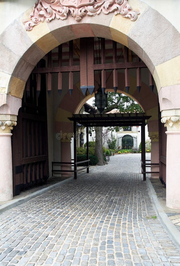 Castle Entrance stock photo. Image of steps, castle, stairs - 981922