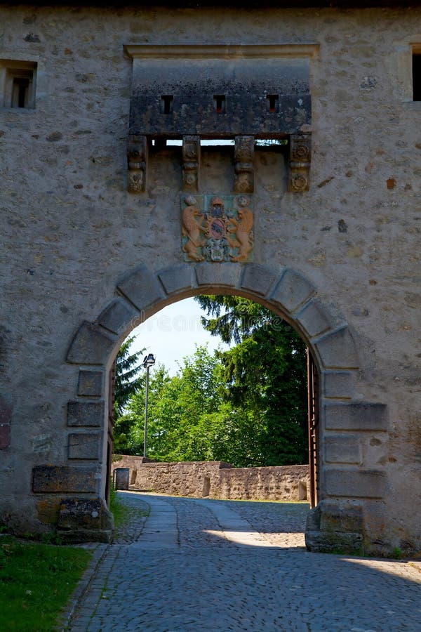 Castle gate stock photo. Image of huge, castle, tower - 15420652