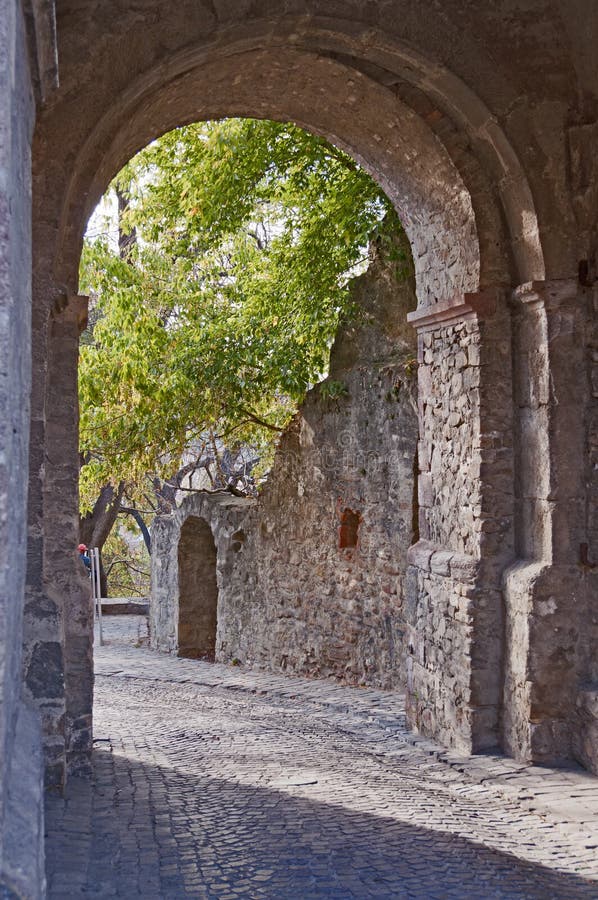 Castle entrance gate stock photo. Image of entry, empty - 26625244