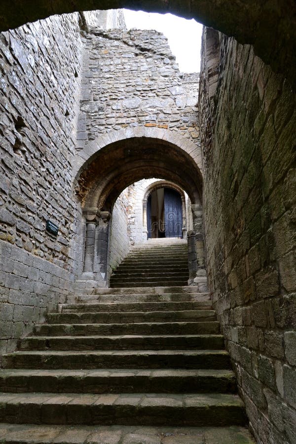 Castle entrance stairway stock image. Image of heritage - 20903151