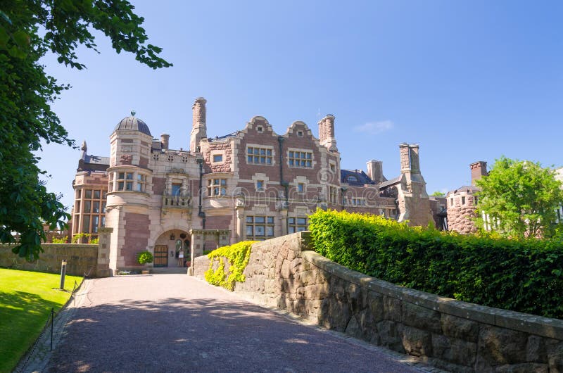 Castle entry way stock image. Image of mystic, kungsbacka - 29315765