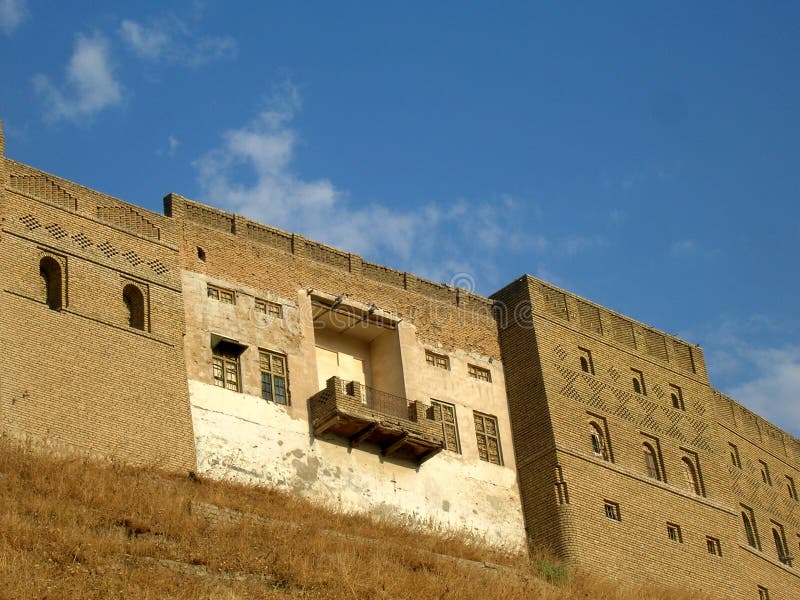 The Castle of Erbil, Iraq stock image. Image of building - 130642853