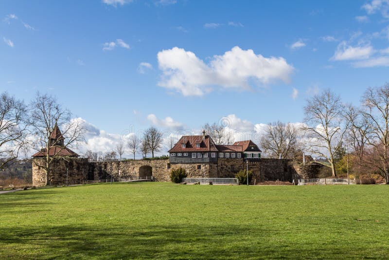 Castle Esslingen - Esslinger Burg Stock Image - Image of middle ...