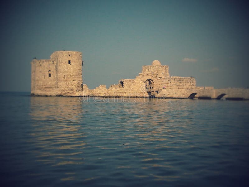 Castle stock photo. Image of blue, castle, lebanon, famous - 42598048