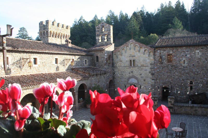 Castle Flowers stock photo. Image of arches, outdoors - 36806394