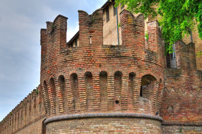 Castle of Fontanellato. Emilia-Romagna. Italy Stock Photo - Image of ...