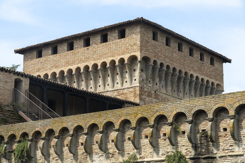 Castle of Forli, Emilia Romagna Stock Photo - Image of castle ...