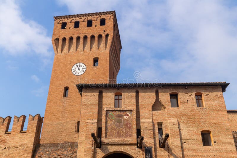 Castle of Formigine Modena Italy Stock Image - Image of entrance ...