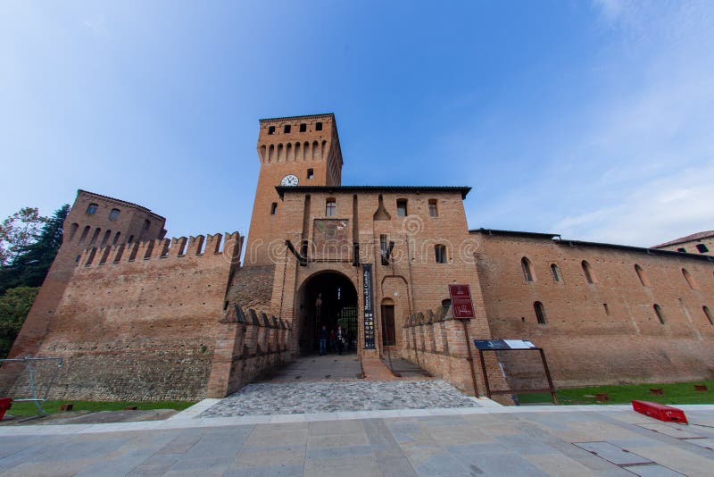 Castle of Formigine Modena Italy Stock Photo - Image of color, fortress ...