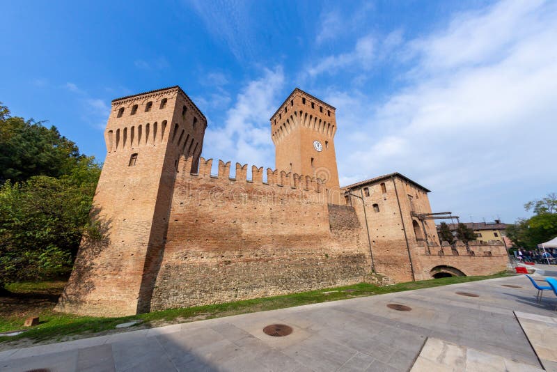 Castle of Formigine Modena Italy Stock Photo - Image of landmark ...