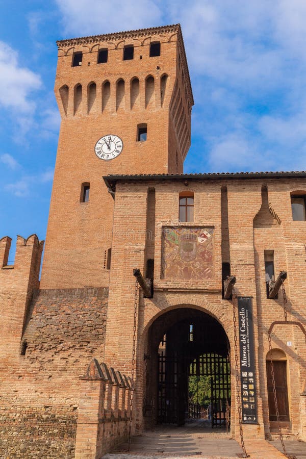 Castle of Formigine Modena Italy Editorial Image - Image of black ...